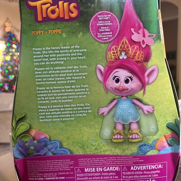 Dreamworks | Toys | Nib Dreamworks Trolls Poppy 9 Inchfigure | Poshmark